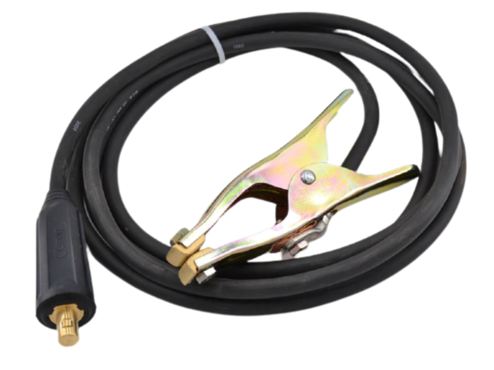 Massekabel 4m mit Schnellklemme (Stecker-Ø9mm) kaufen – Schweissmeister.de